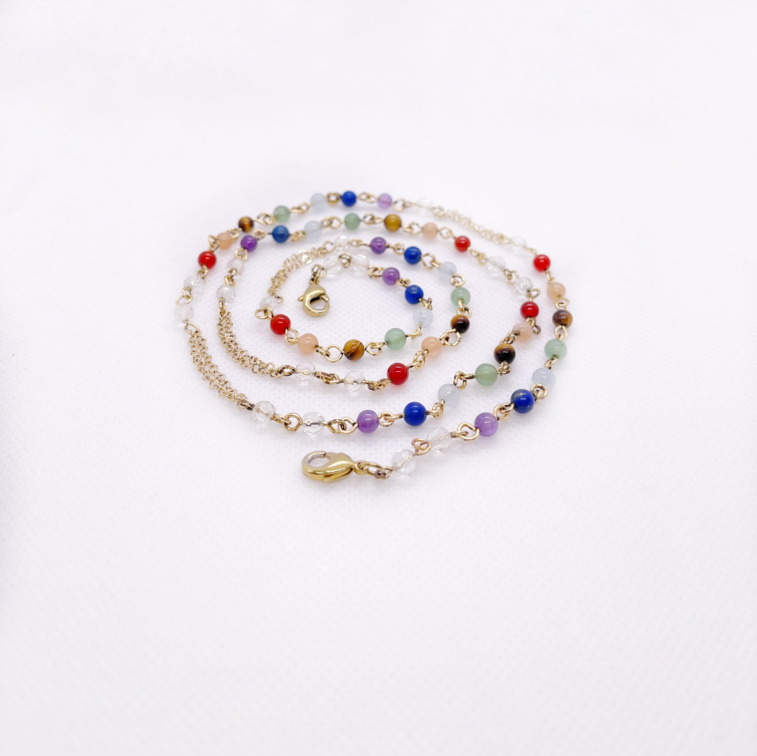 7 Chakra Mask Chain NEW – Kush Crystals